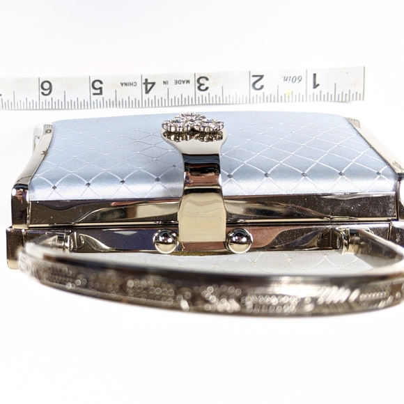 Bags | Adorable Mini Handbag Silver | Poshmark